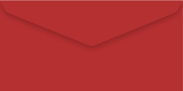 DL size Crimson Red Envelope - The Paper Place