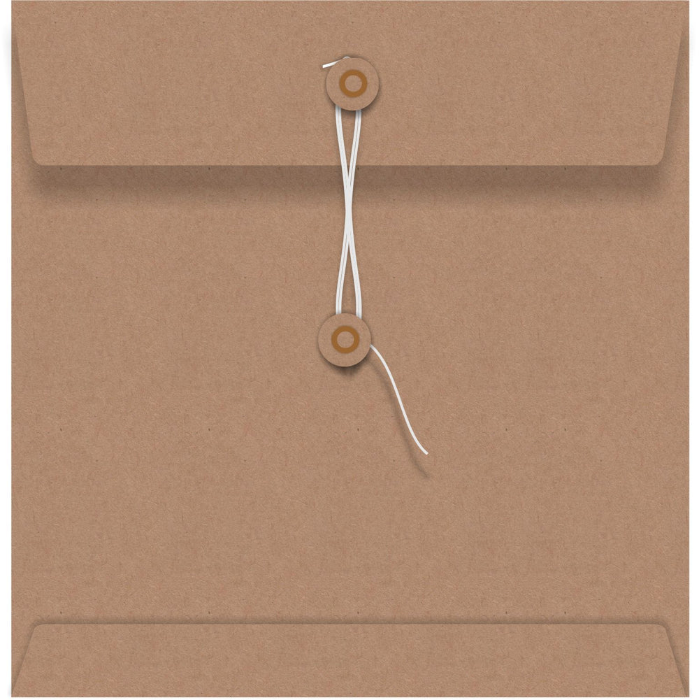String and Button Envelopes - The Paper Place